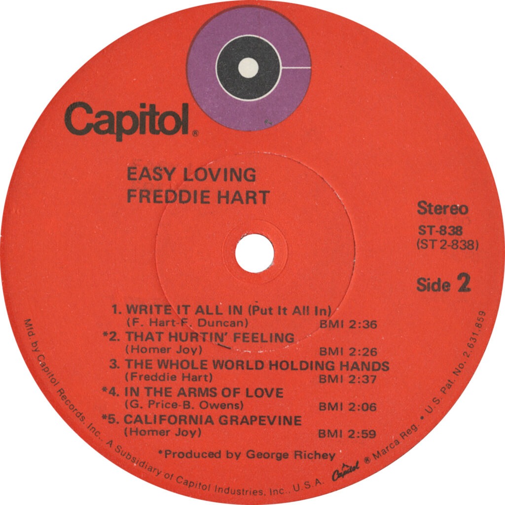 Freddie Hart — Easy Loving [Vintage Vinyl] – Omnivore Recordings