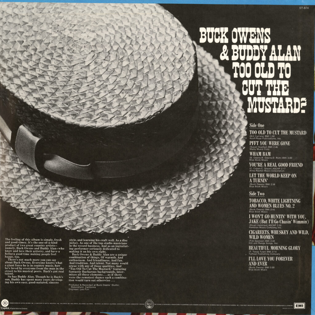 Buck Owens And His Buckaroos — Adios, Farewell, Goodbye, Good Luck, So ...