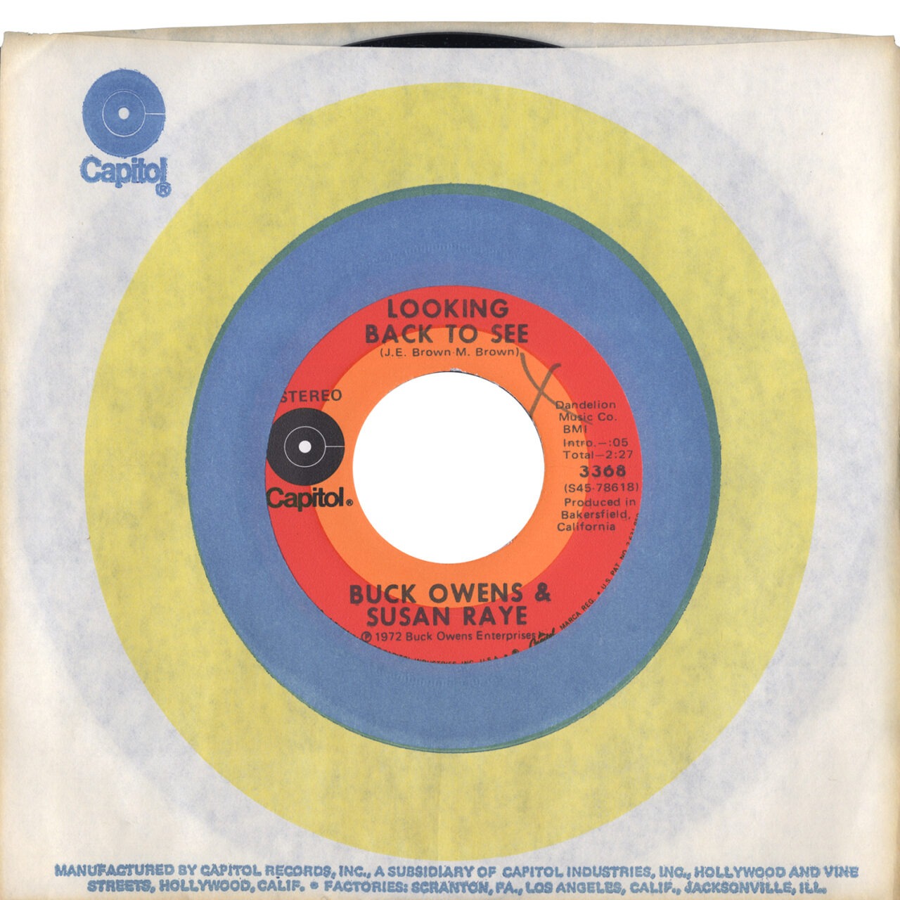 Buck Owens And His Buckaroos — Adios, Farewell, Goodbye, Good Luck, So ...
